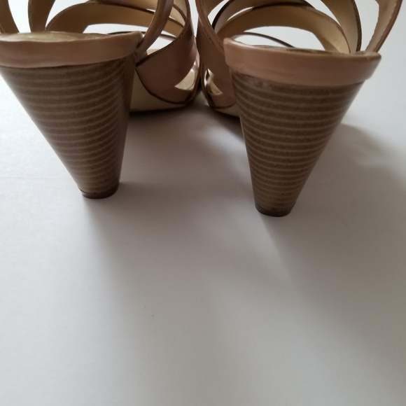 Cosmopolitan | Shoes | Cosmopolitain Excite Nude Strappy Sandals 9 New ...